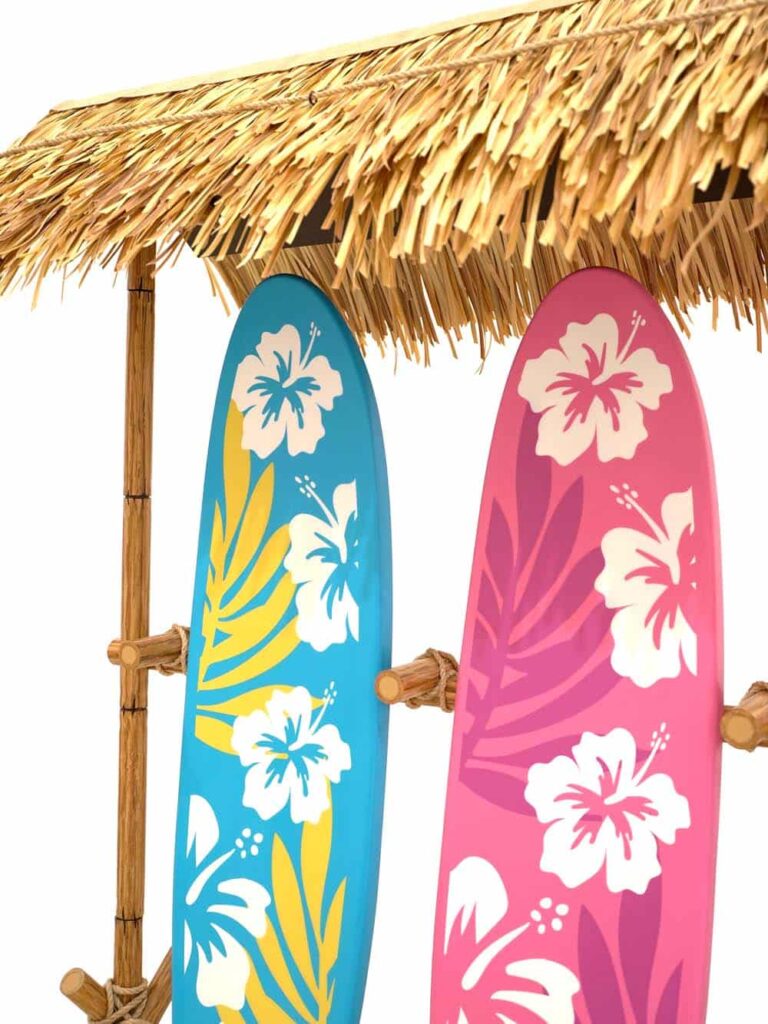 Surf Shack with Surfboards | EPH Creative - Event Prop Hire