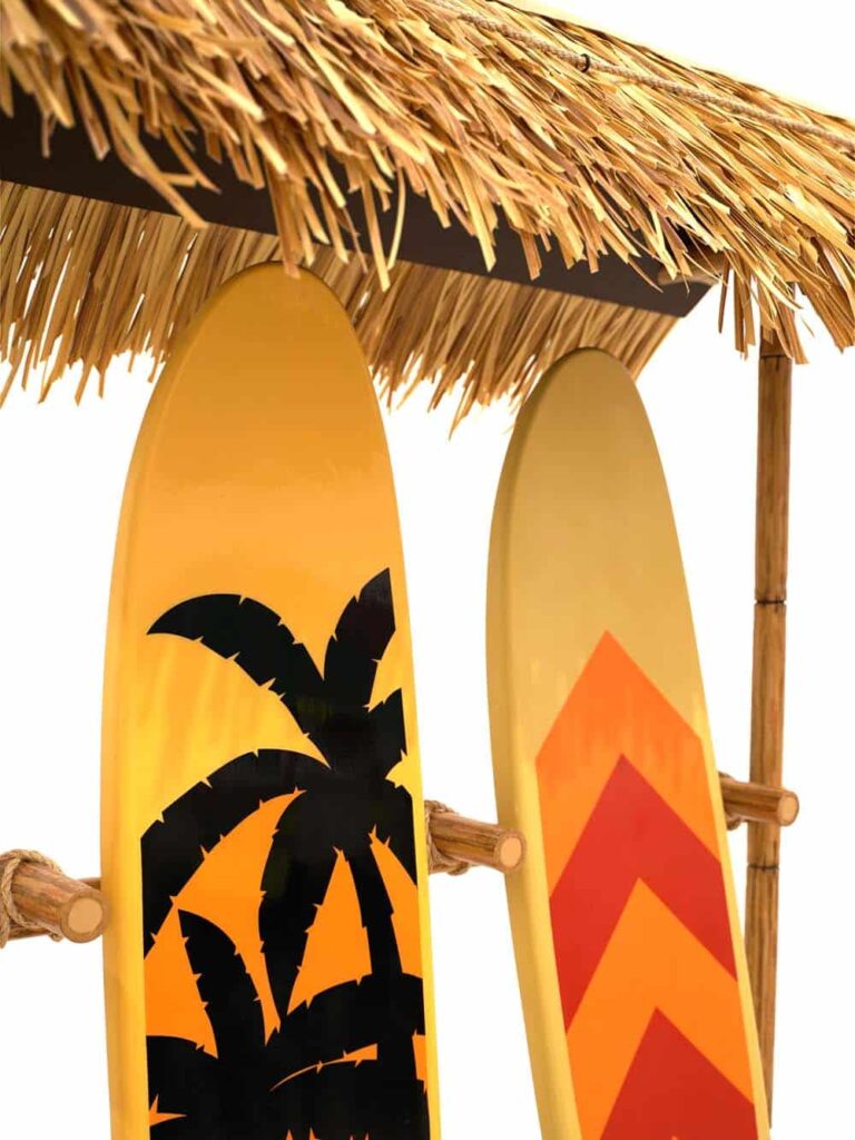Surf Shack with Surfboards | EPH Creative - Event Prop Hire
