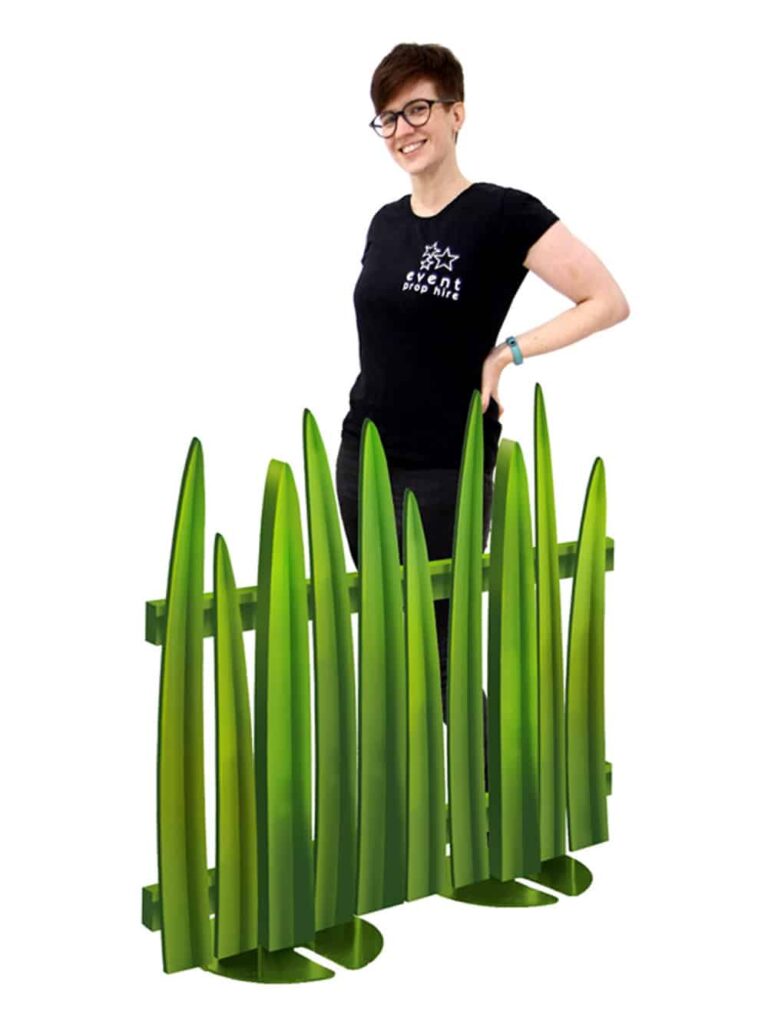 Grass Picket Fencing Section | EPH Creative - Event Prop Hire