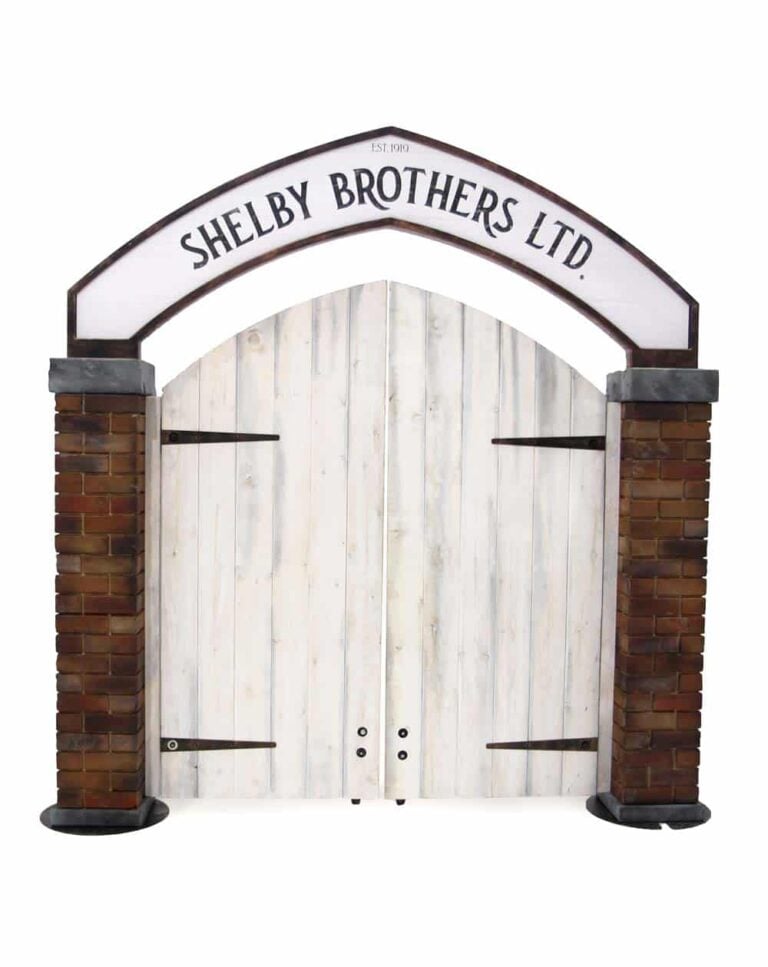 Peaky Blinders Entranceway - Shelby's Yard | EPH Creative - Event Prop Hire