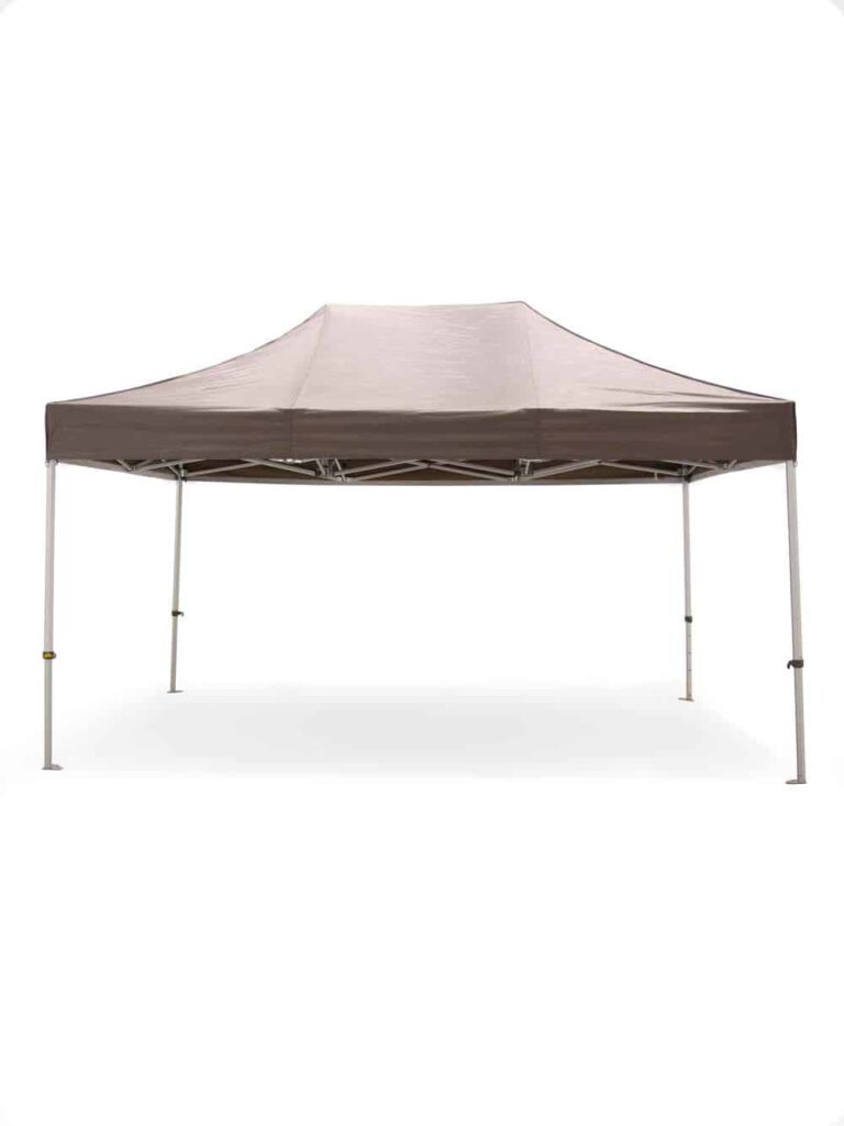 3m x 4.5m Gazebo (No Sides) - Taupe | EPH Creative - Event Prop Hire