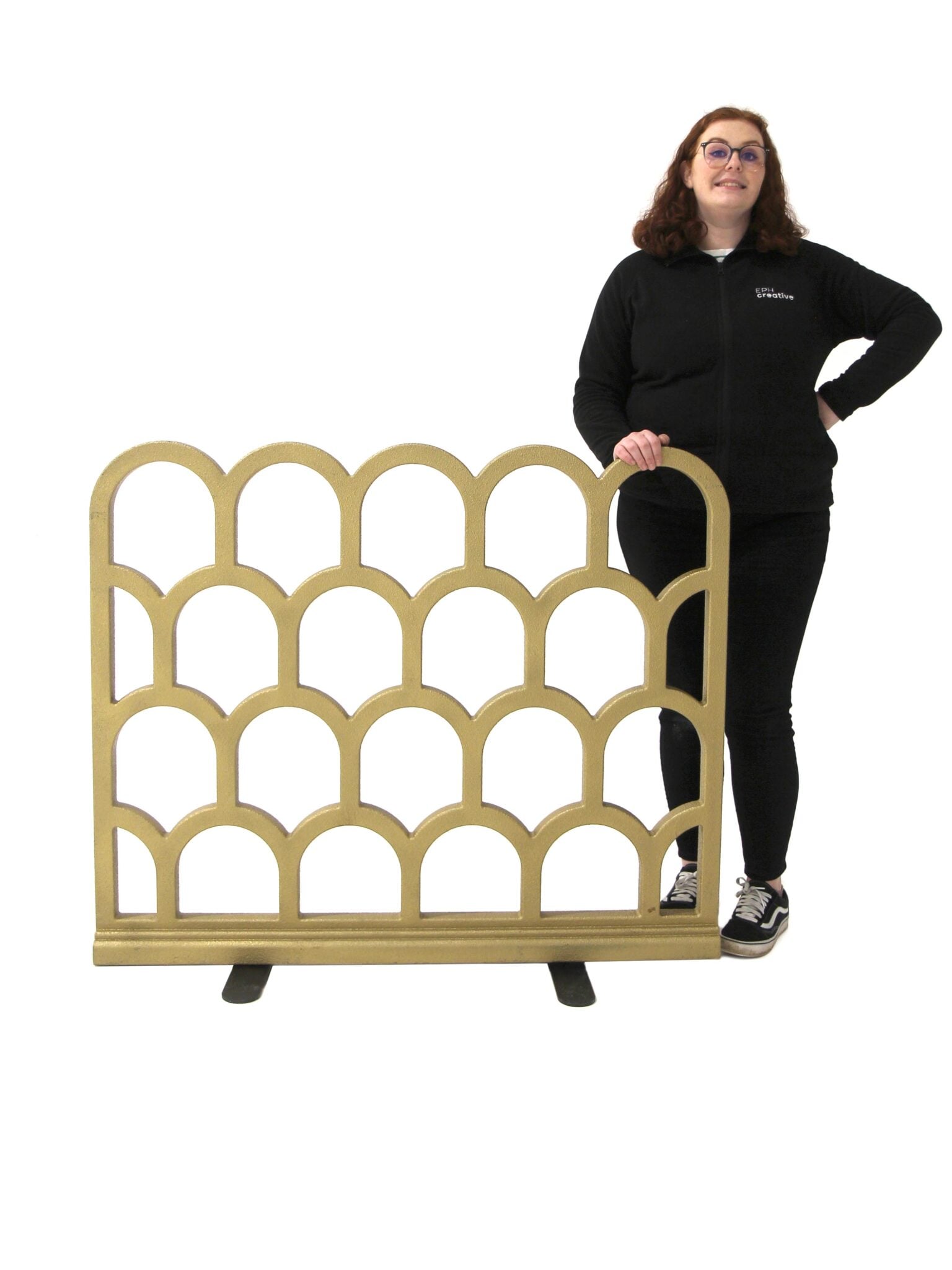 Gold Art Deco Fence | EPH Creative - Event Prop Hire