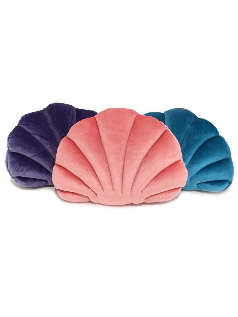 Velvet Shell Cushions - Small - Set of 3 | EPH Creative - Event Prop Hire