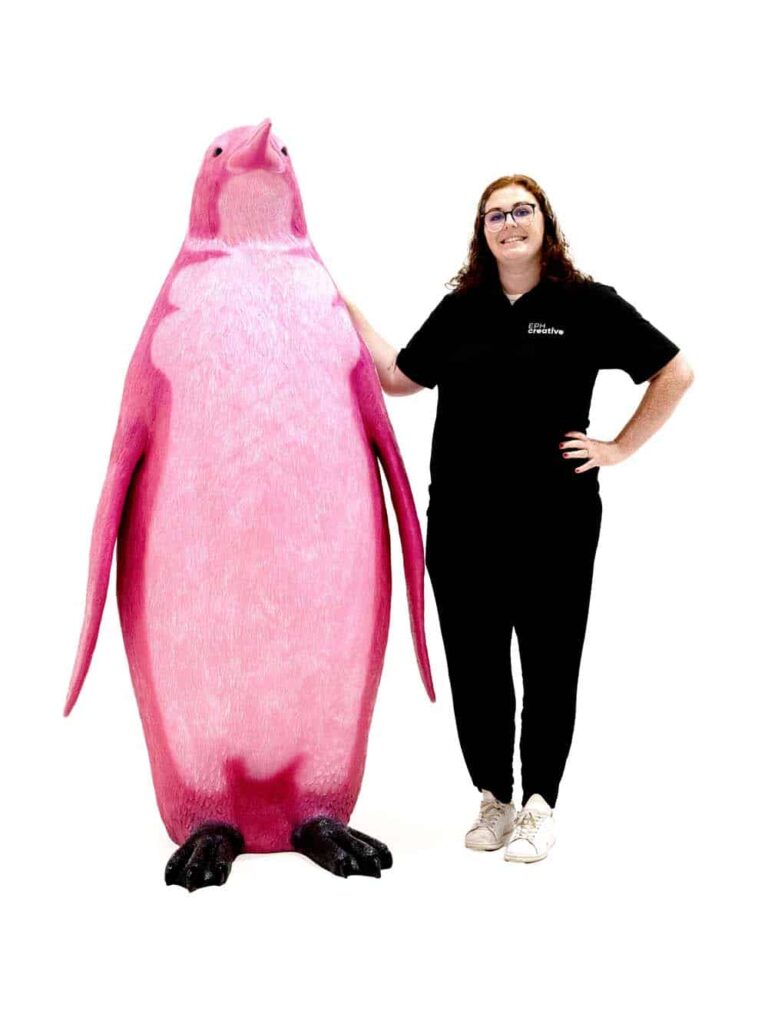 Giant Penguin - Pink | EPH Creative - Event Prop Hire