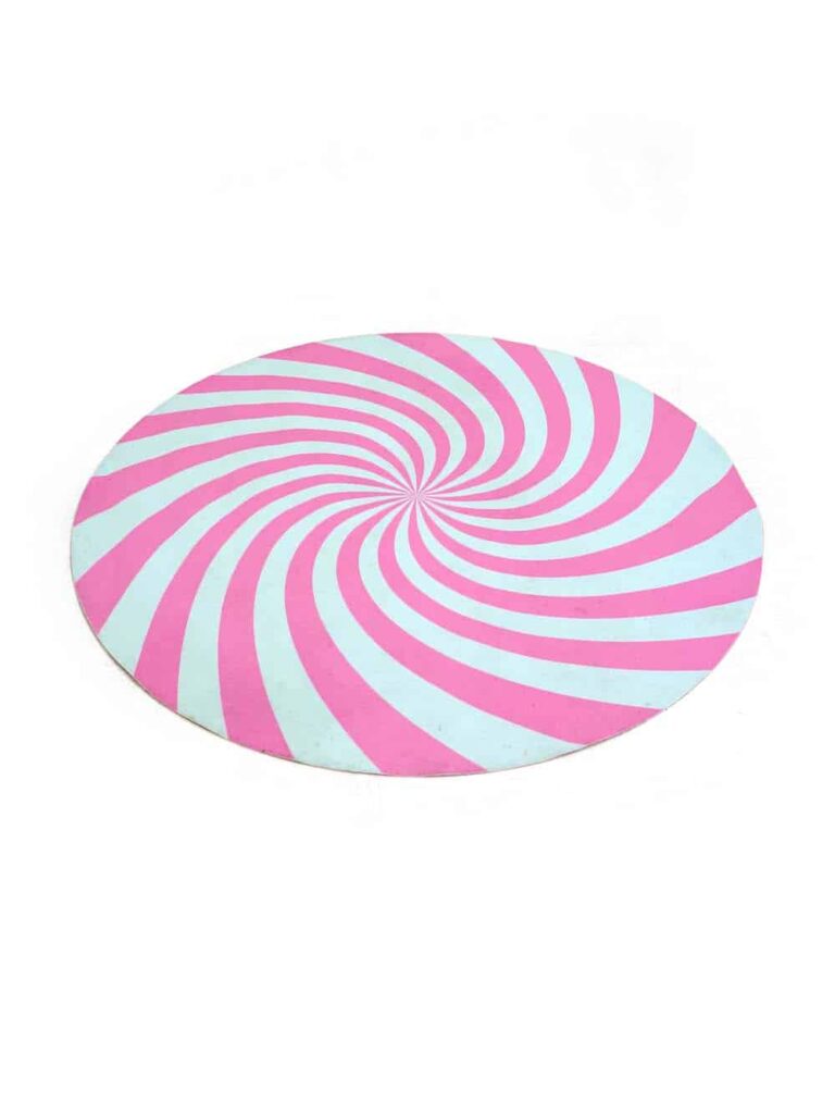 Circular Floor Mat - Pastel Swirl - Assorted Colours | EPH Creative ...